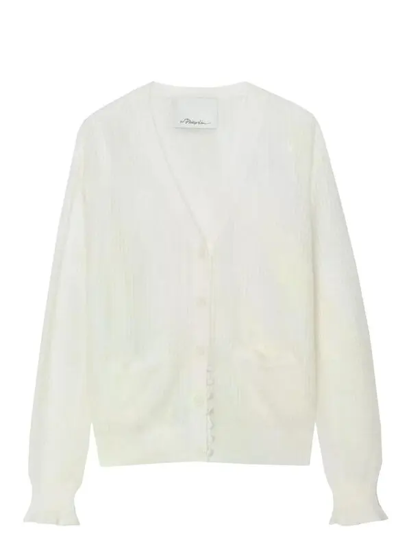 3.1 Phillip Lim Knitted Cardigan - White