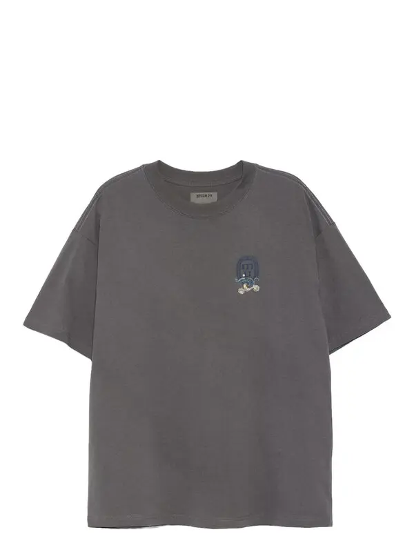 MUSIUM DIV. Graphic-print T-shirt - Grey