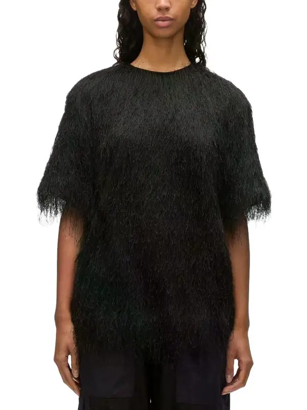 3.1 Phillip Lim Fringed Blouse - Black