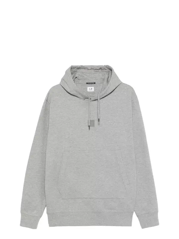 C.P. COMPANY Logo-patch Hoodie - Grey