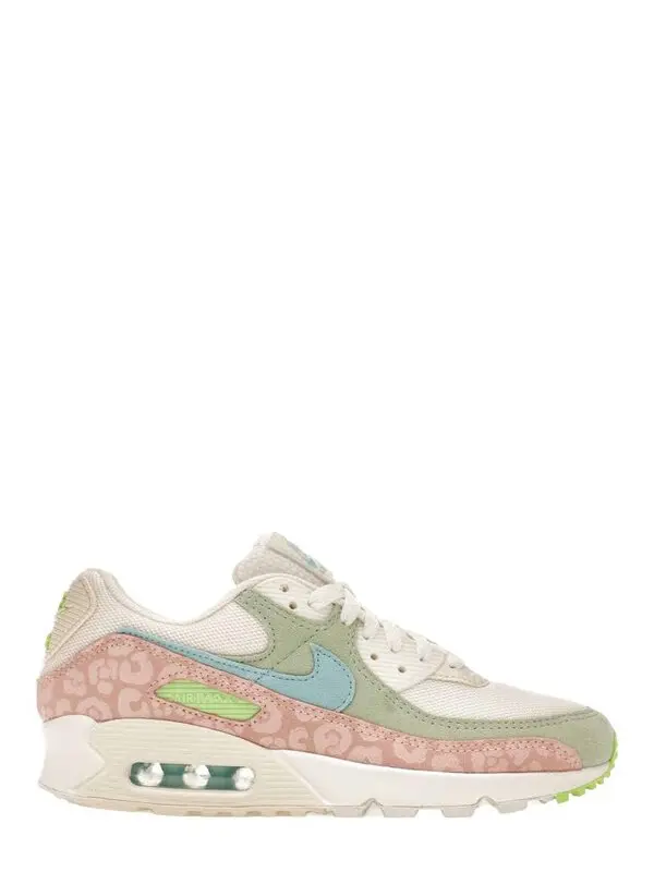 Nike Air Max 90 Easter Leopard Sneakers - Sail/honeydew/arctic Orange