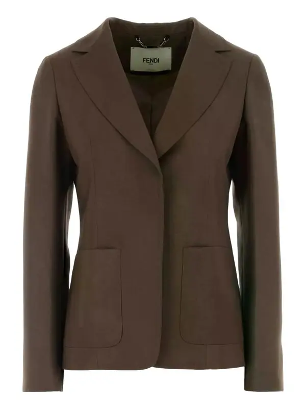 Fendi Single-breasted Blazer - F1rxg Green