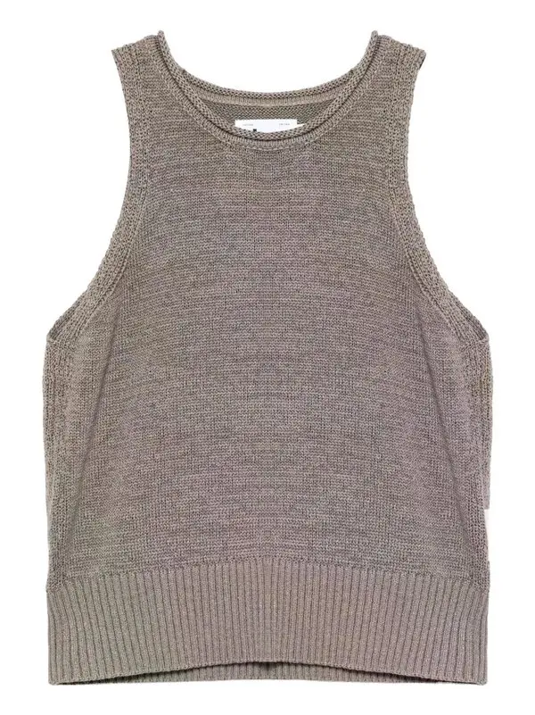 Izzue Knitted Tank Top - Neutrals
