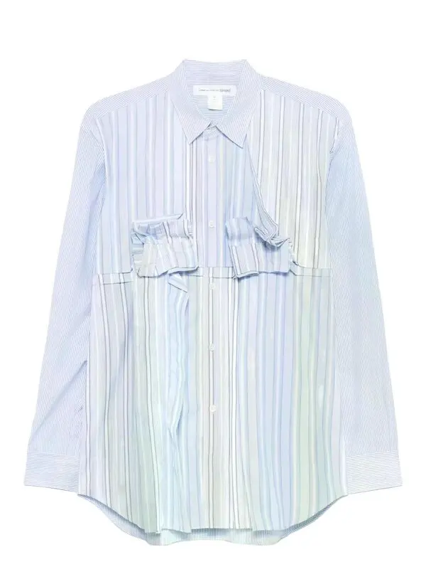 Comme Des Garçons Striped Shirt - Blue