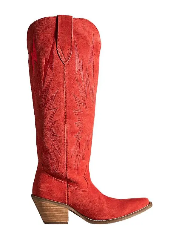 DINGO 1969 Thunder Road Western Boots - Red