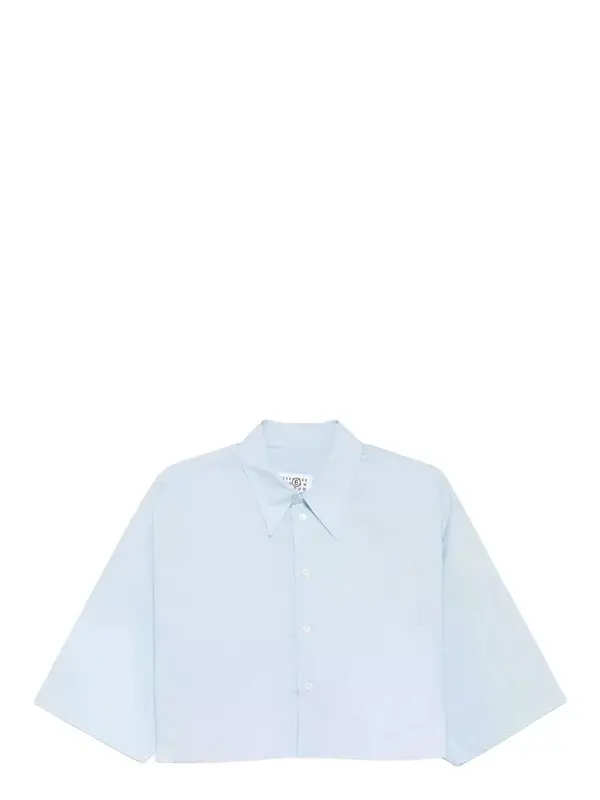 MAISON MARGIELA Cropped Shirt - Blue