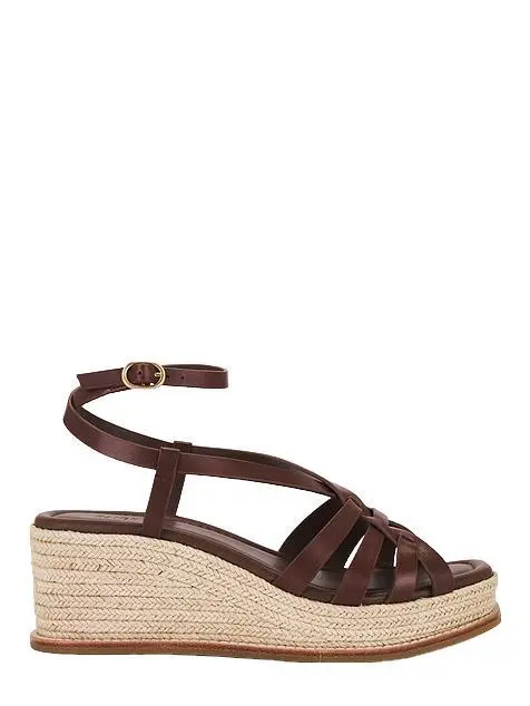 Paige Jill Espadrille - Mahogany