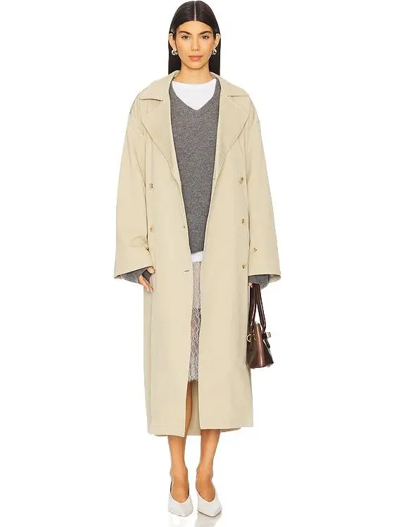 Rue Sophie Balham Trench Coat - Khaki