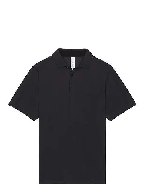 RHONE Regatta Pique Polo - Black
