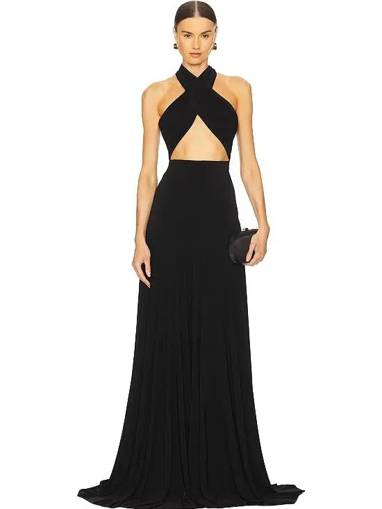 Norma Kamali Convertible Gown - Black