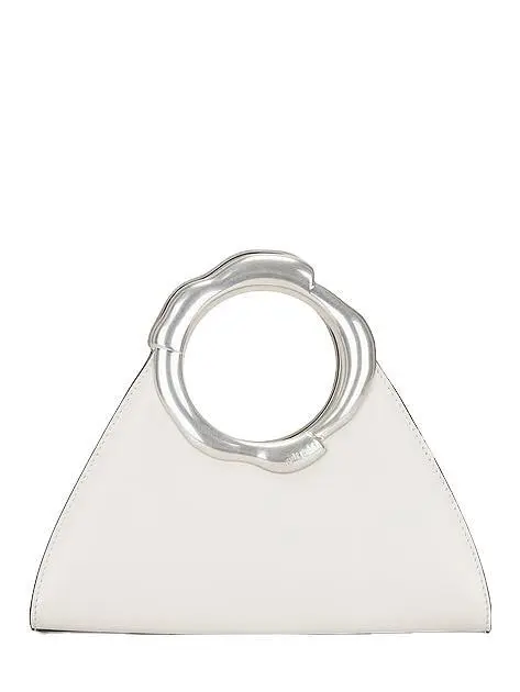 Cult Gaia Asa Top Handle Bag - Antique White
