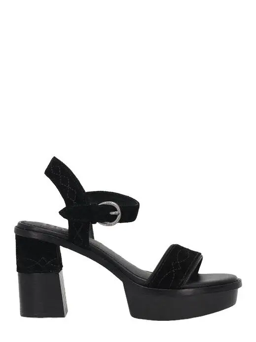 THE FRYE COMPANY Pipa Woodstock 2 Band Sandals - Black