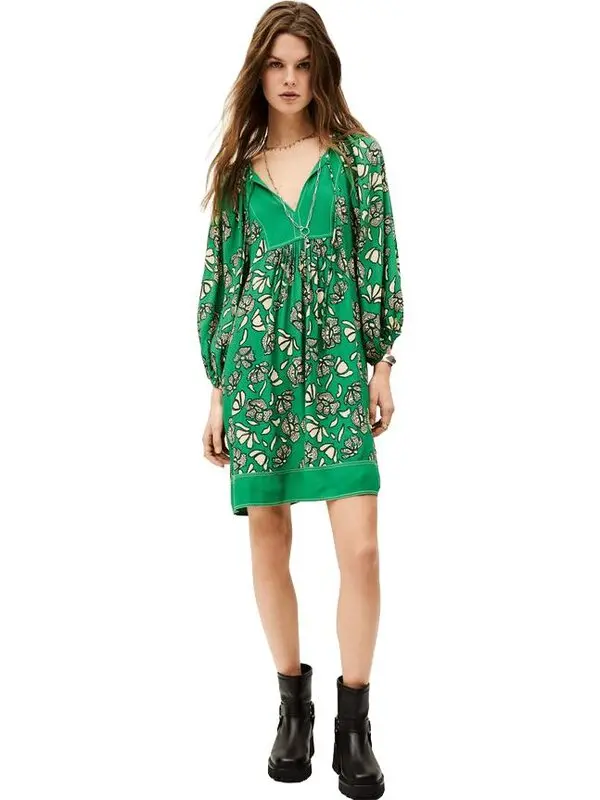 Ba&sh Amy Short Dress - Green