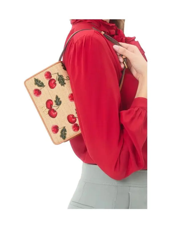 Valentino Garavani Vlogo Signature Mini Shoulder Bag - Red
