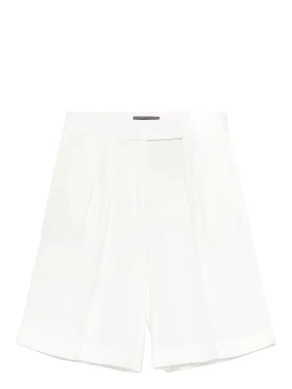 Lorena Antoniazzi Linen Shorts - White