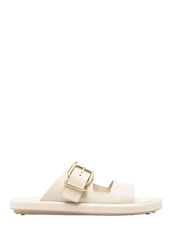 TOD'S Leather Sandals - Neutrals