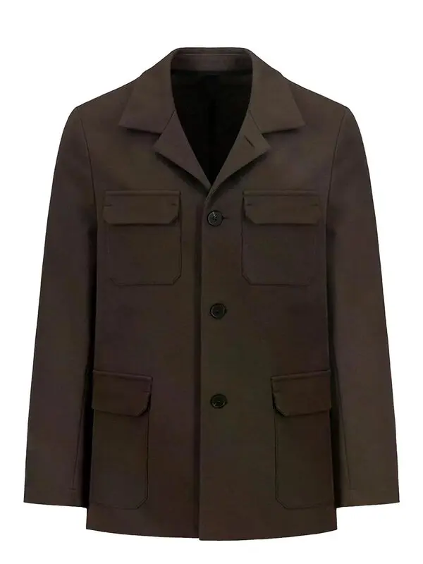 Harris Wharf London Shirt Jacket - Brown