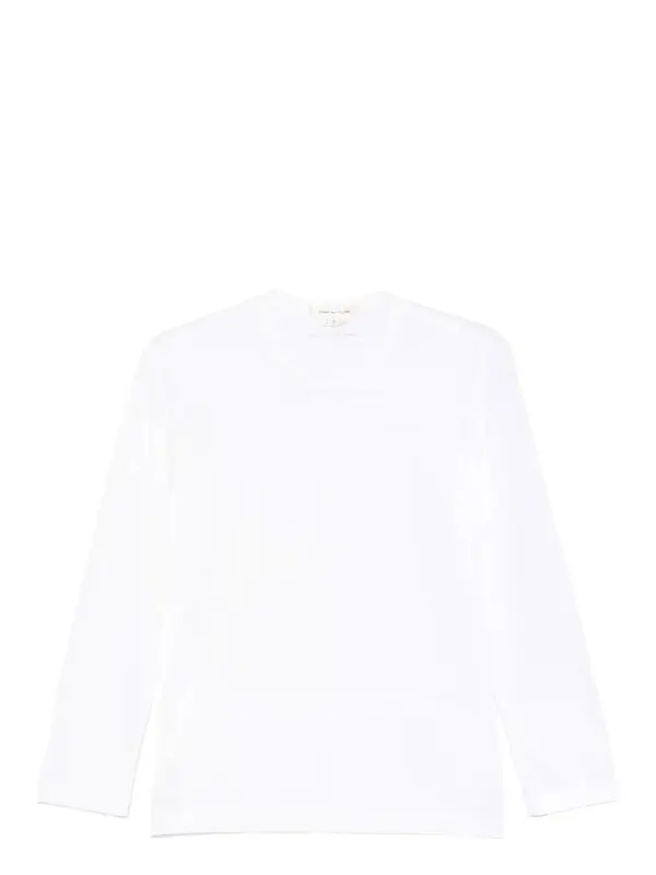 Comme Des Garçons Logo-print T-shirt - White