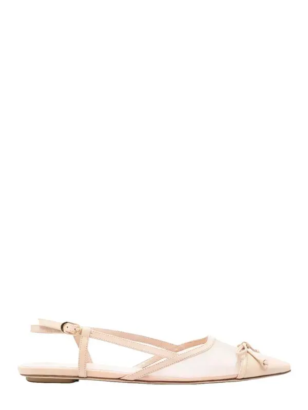 STUART WEITZMAN Mesh-panel Ballet Flats - Neutrals