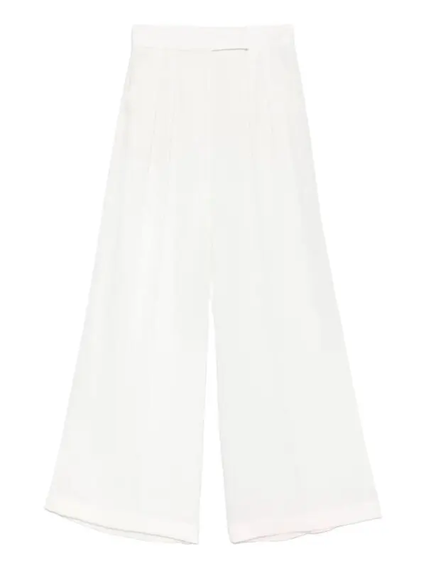 Lorena Antoniazzi Linen Trousers - White
