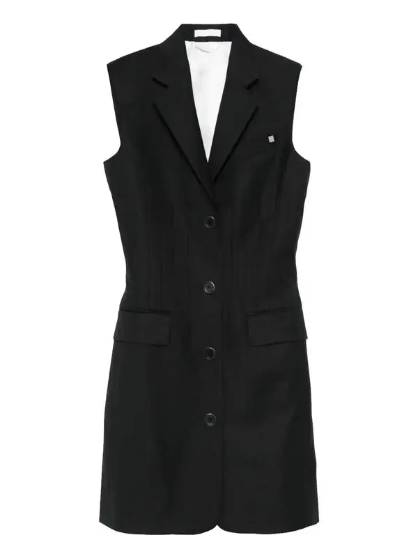 Helmut Lang Waisted Blazer Dress - Black