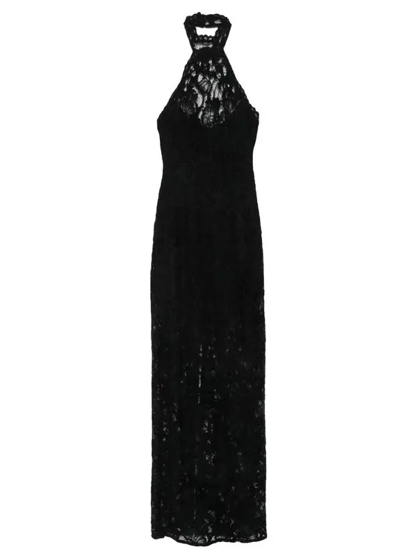 MANURI Cherie Lined Dress - Black