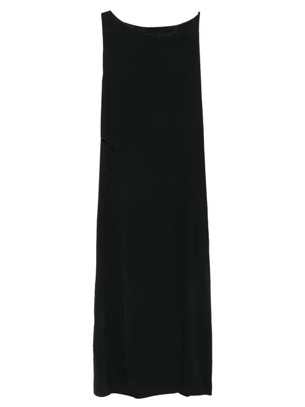 Y3 Slit Maxi Dress - Black