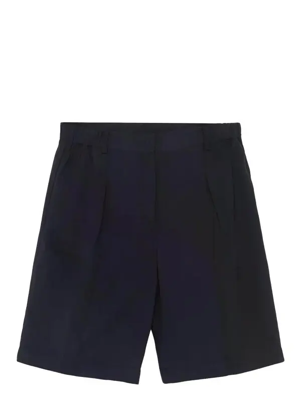 Patrizia Pepe Pleat-detail Shorts - Blue