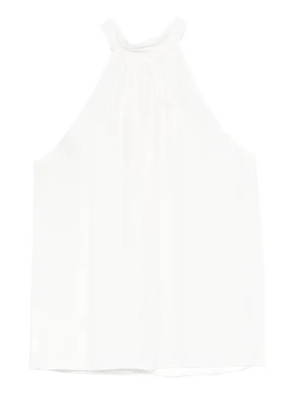 Patrizia Pepe Halterneck Top - White