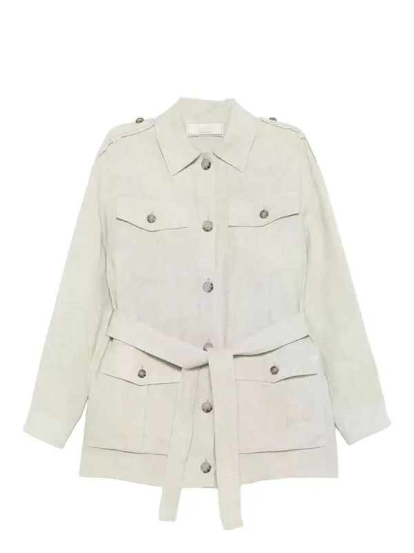Peserico Belted Jacket - Green