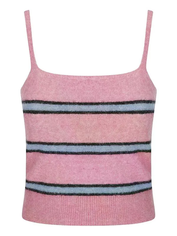 SAMSOE SAMSOE Sanoura Striped Tank Top - Pink