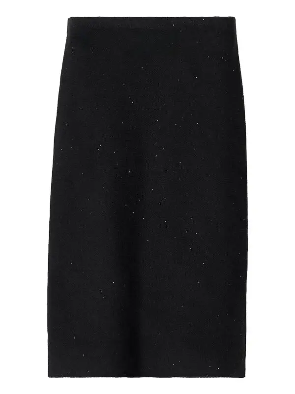 Fabiana Filippi Sequin-embellished Midi Skirt - Blue