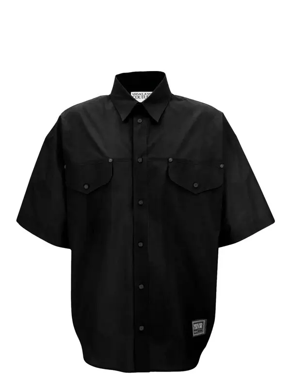 Versace Appliqué Shirt - Black