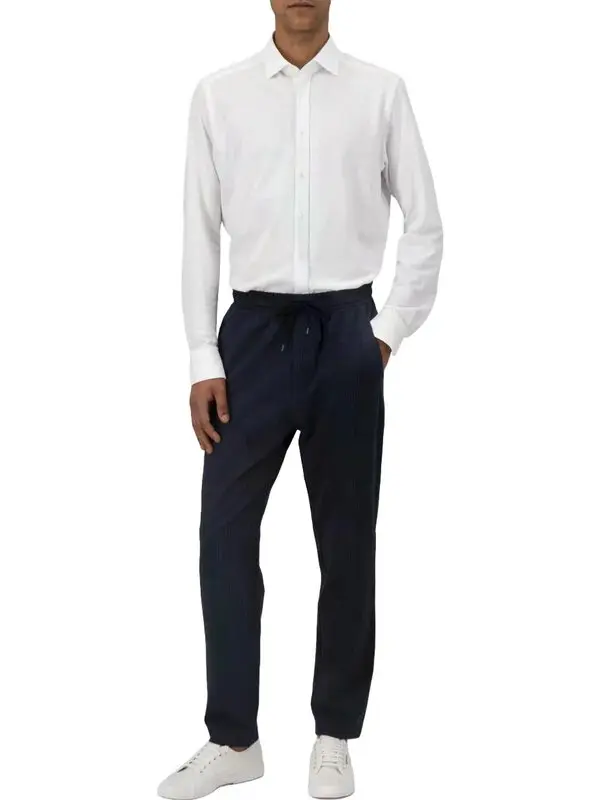 Harris Wharf London Drawstring Trousers - Blue