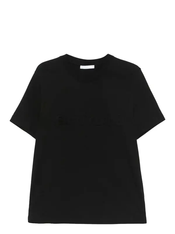 Helmut Lang Logo-embossed T-shirt - Black