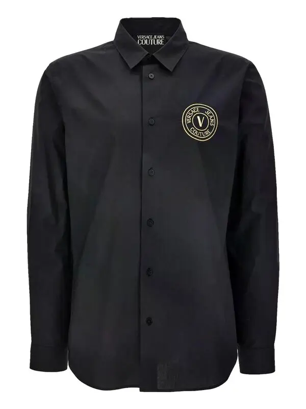 Versace V-emblem Shirt - Black