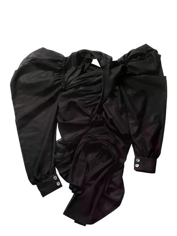 COMME DES GARÇONS TAO Ruffled Blouse - Black