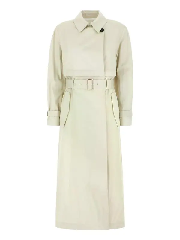 DEL CORE Cotton Trench Coat - Neutrals