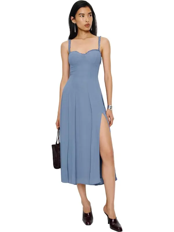 REFORMATION Katara Dress - Blue