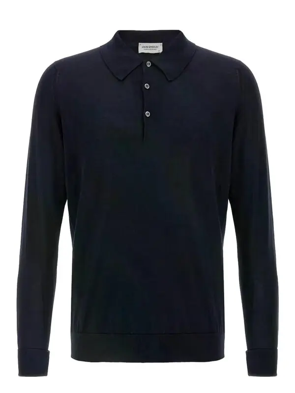John Smedley Finchley' Polo Shirt - Blue