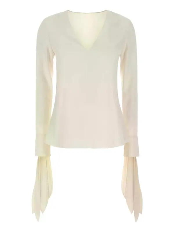 Givenchy Ruffle-detail Blouse - White