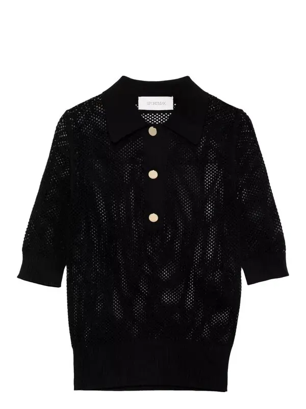 Sportmax Casta Polo Shirt - Black