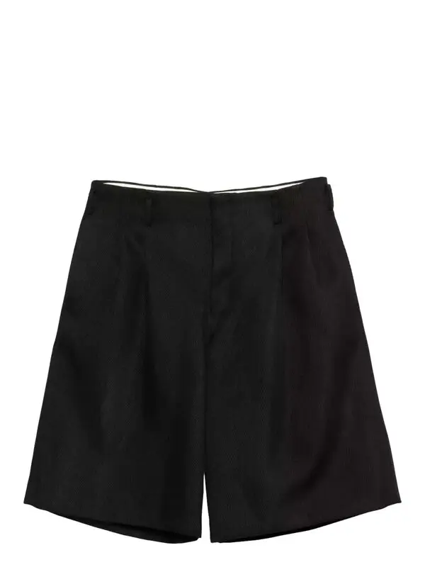 Comme Des Garçons Twill-weave Shorts - Black