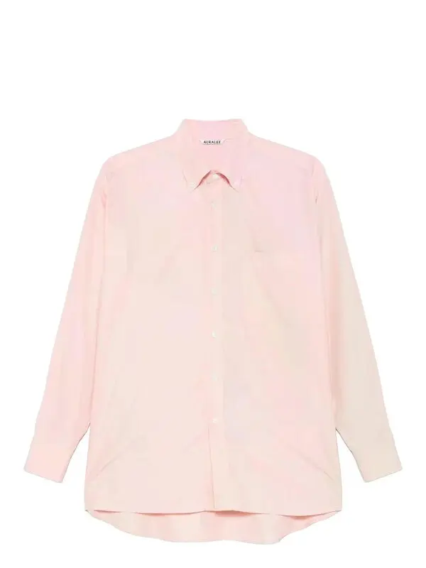 Auralee Silk Shirt - Pink