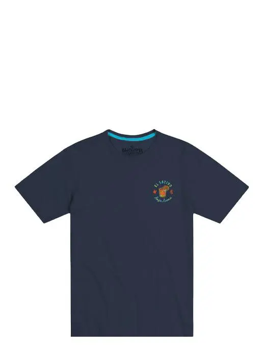 BAJA LLAMA El Sativoprimo Graphic Tee - Navy