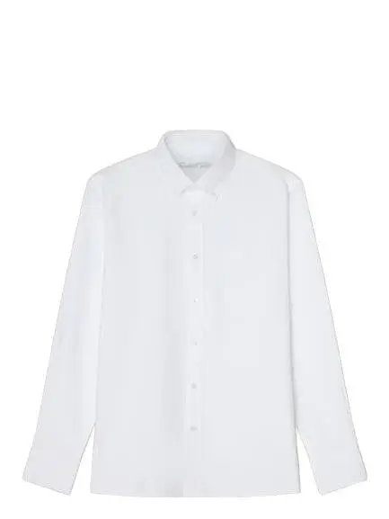 Robert Talbott Harrison Button Down Oxford Shirt - White