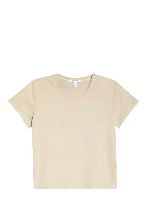 Splendid Lousia Short Sleeve T-shirt - Fawn Brown