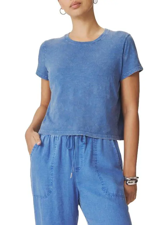 Splendid Lousia Short Sleeve T-shirt - Perfect Blue
