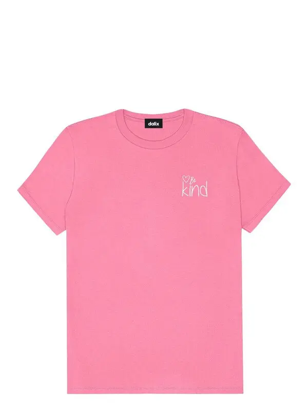 DALIX Relaxed Fit Tee - Charity Pink