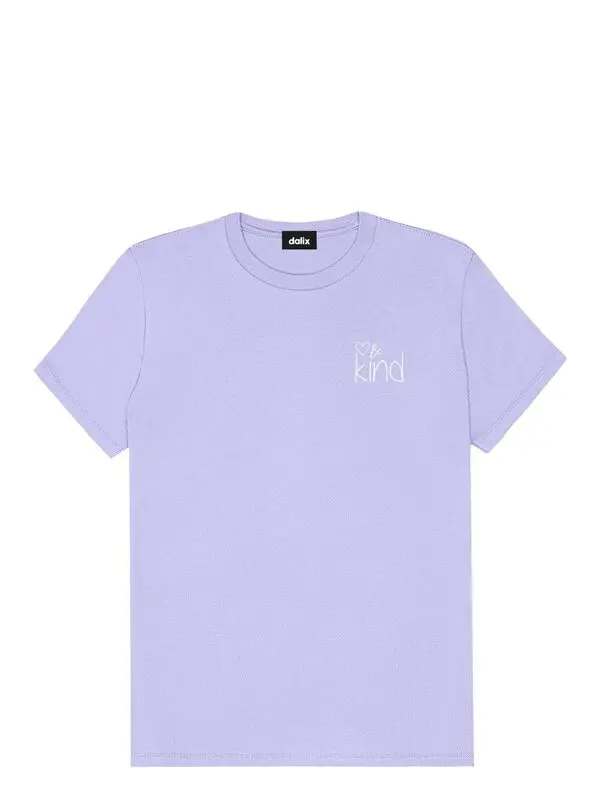 DALIX Relaxed Fit Tee - Dark Lavender